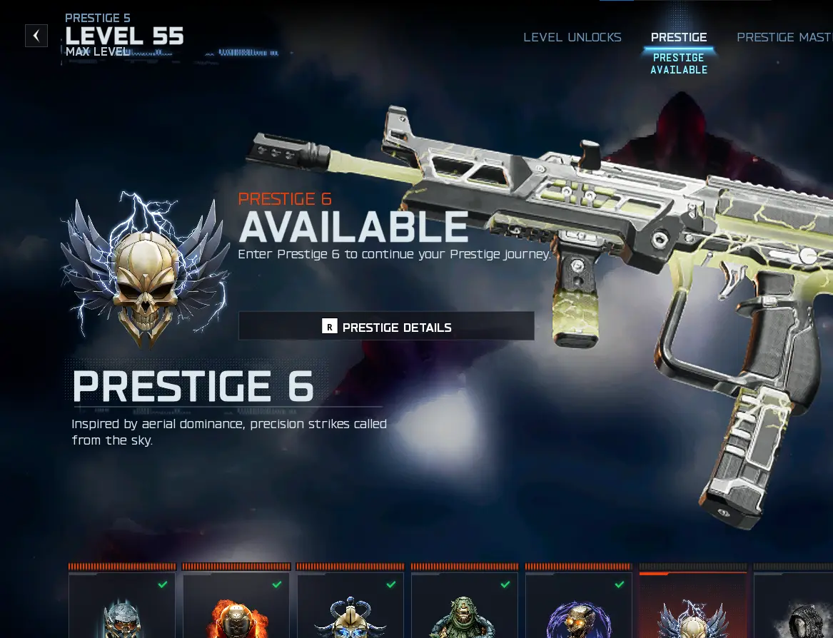 Buy ⚡ BO7 ⚡ 35 Singularity 🌠 Prestige 5 MAX, Ready To 6 LVL 55 🧿 18 ...