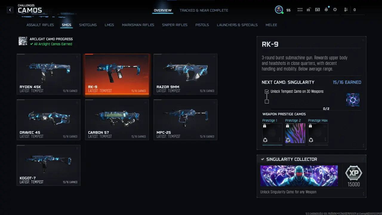 Buy ⚡ BO7 ⚡ 35 Singularity 🌠 Prestige 5 MAX, Ready To 6 LVL 55 🧿 18 ...