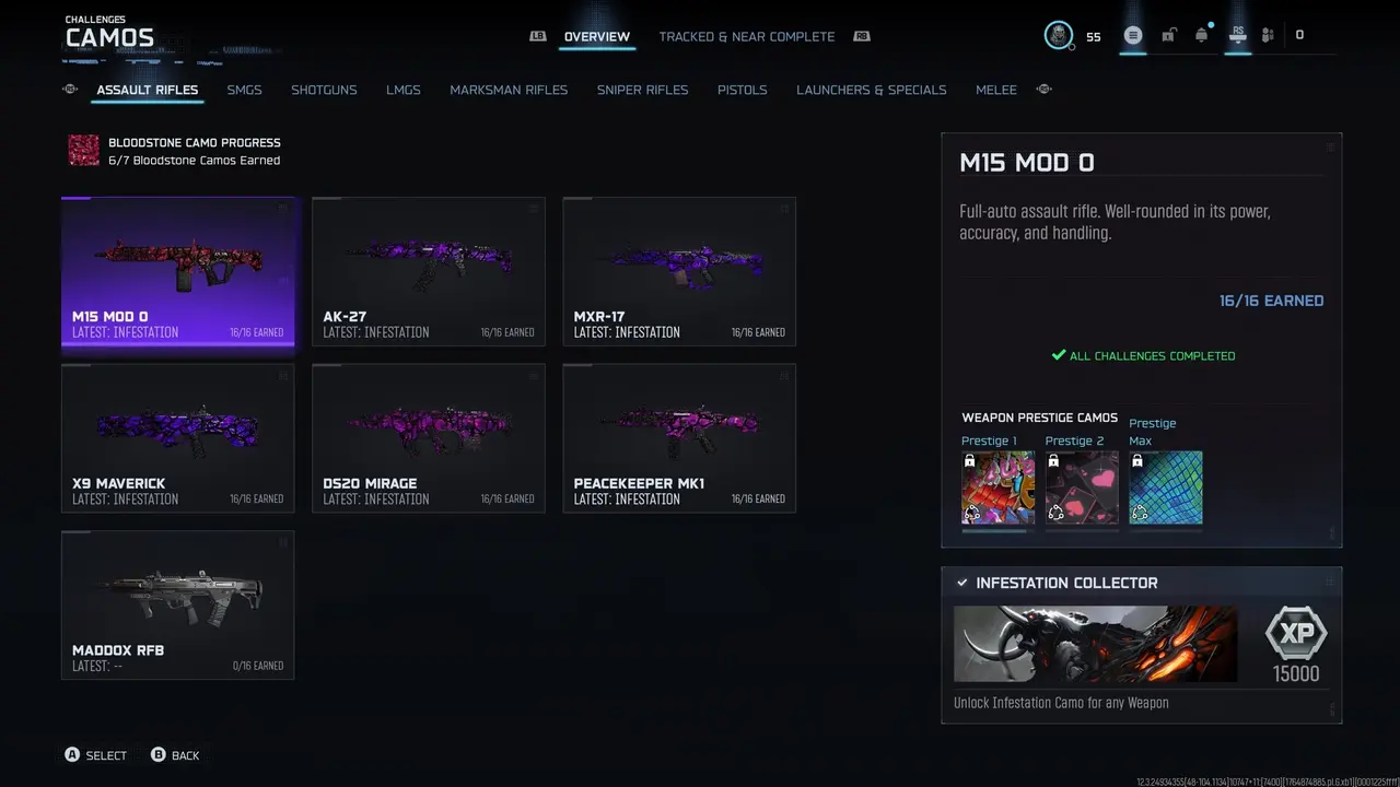 Vásárolj ⚡ BO7 ⚡ 30 Infestation 🌠 Prestige 1, 2 Ready LVL 55 🧿 6 Maxed ...