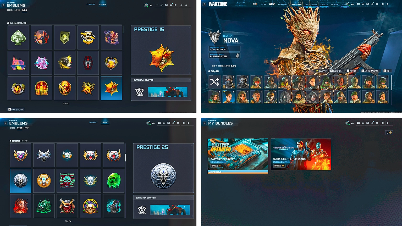 Kup 🔥 BO6 Prestige Master 140+ | 🌟 BO7 Prestige 1 Level 55 | 🏆 MW3 ...