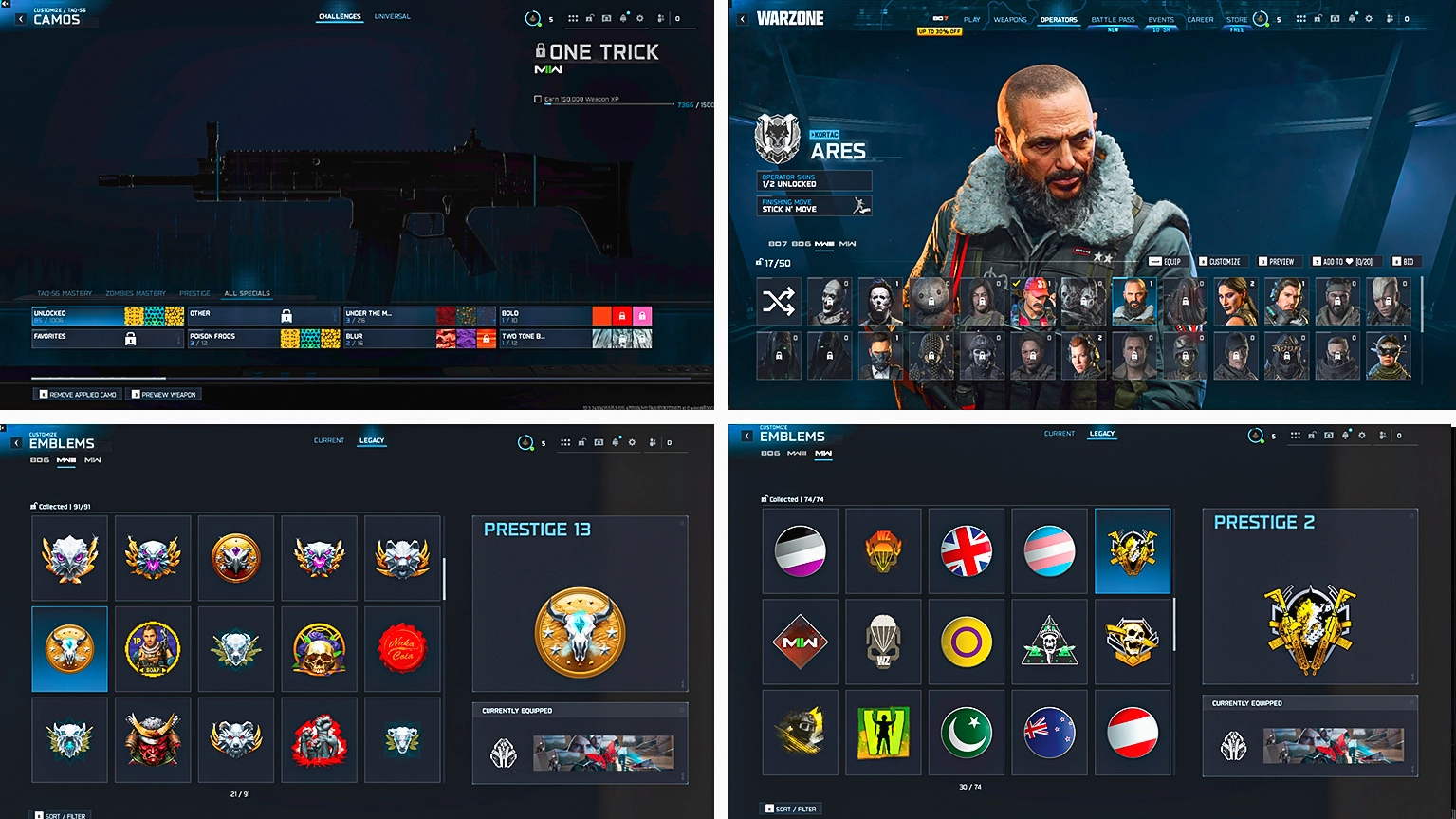 Buy 🔥 MW3 Level 650+ Prestige 13 | 🥇 MW2 Level 100+ Prestige 2 | 💎 80 ...