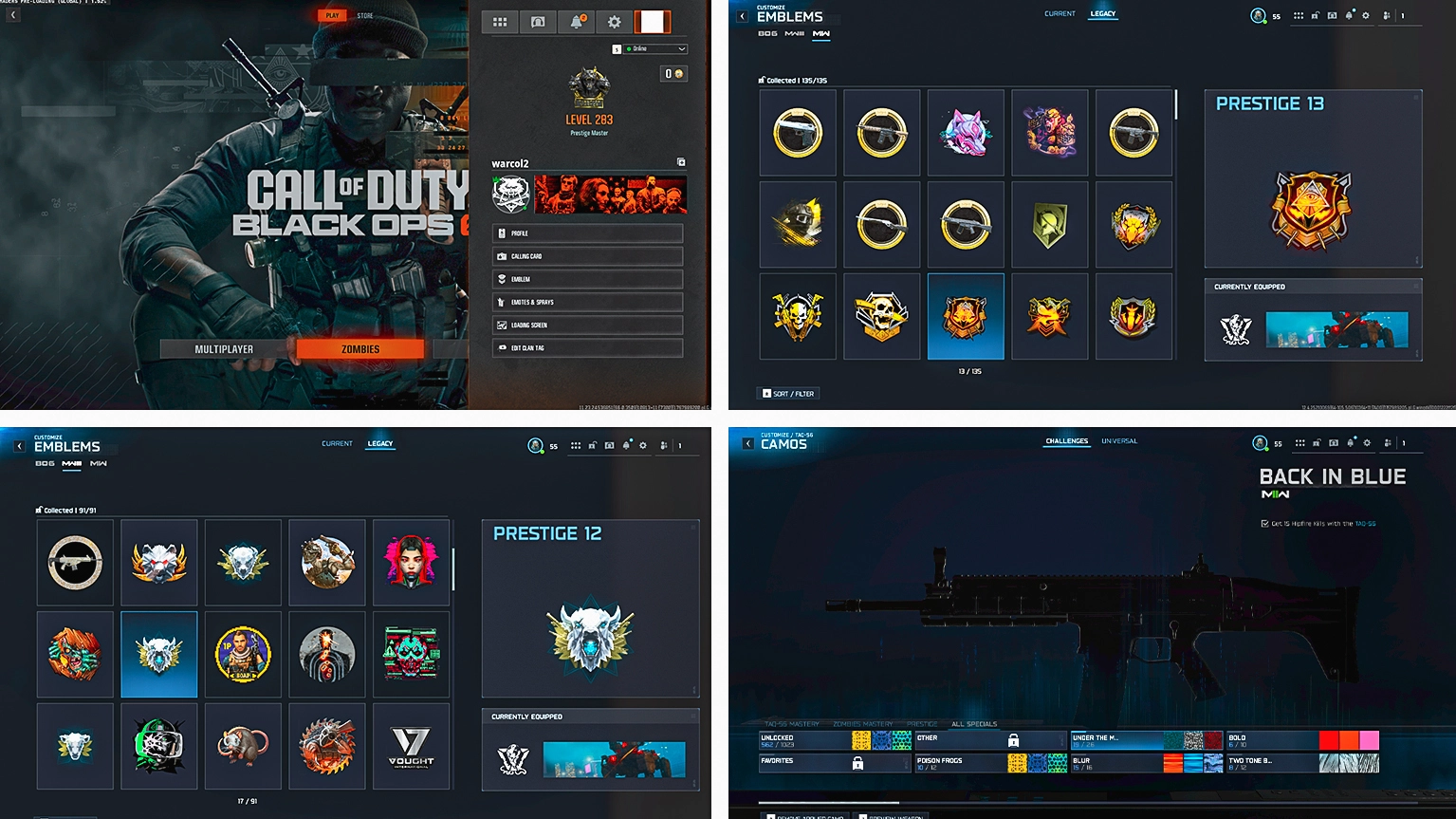 Kup 🔥 BO6 Prestige Master 263+ | ⚡ BO7 Prestige 1 Level 55 | 🏆 MW3 ...