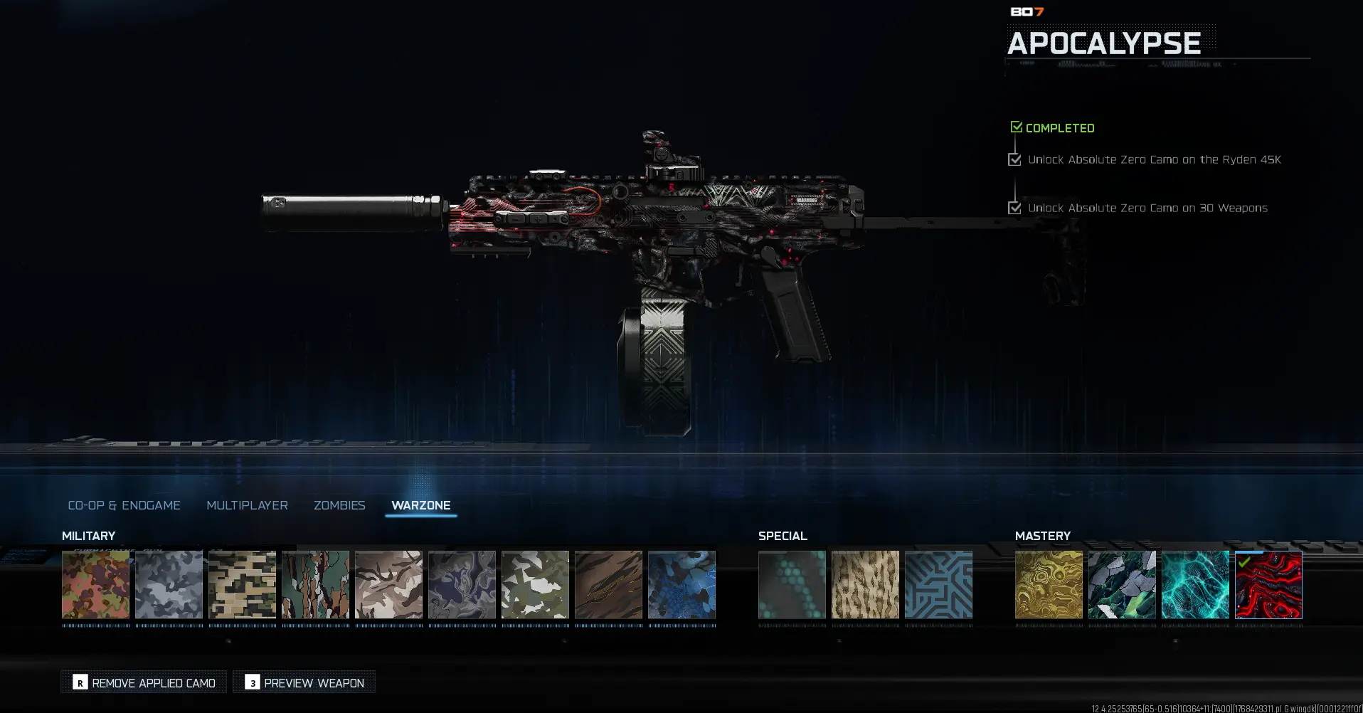 Buy ⚔️👑 Apocalypse All-Mode Stacked | 🏆 Prestige 1-55 Level | 👤 21 ...