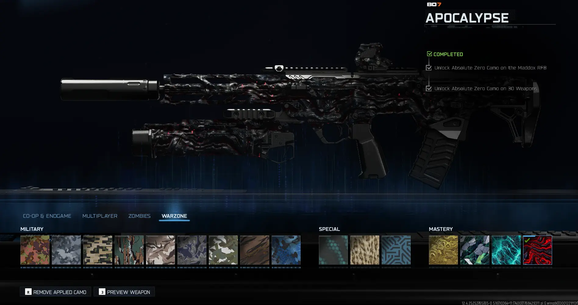 Buy ⚔️👑 Apocalypse All-Mode Stacked | 🏆 Prestige 1-55 Level | 👤 21 ...