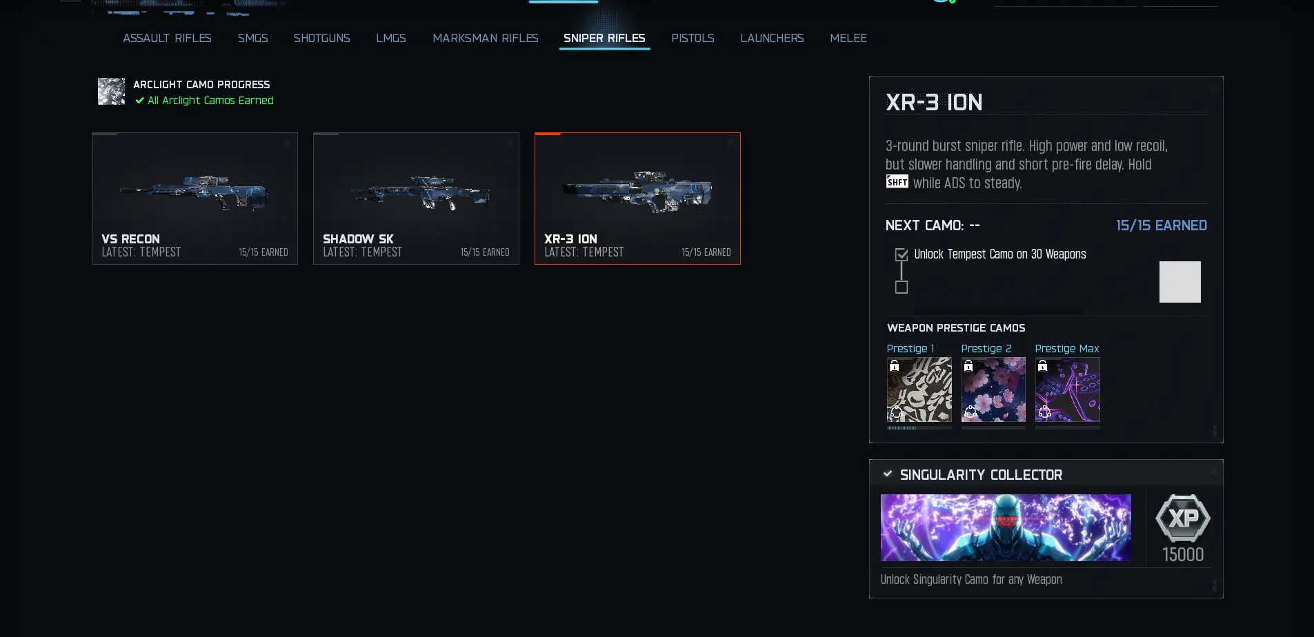 Vásárolj 🌟 BO7 🎮 Prestige Master + 30 Singularity Camos On All Guns 🎯 ...