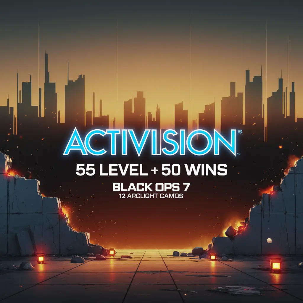 $46.43で【⚡ BO7 🛡️】【☑️ 55 Level + 50 Wins ☑️】🎯 12 Arclight CAMO 🔑 Full ...