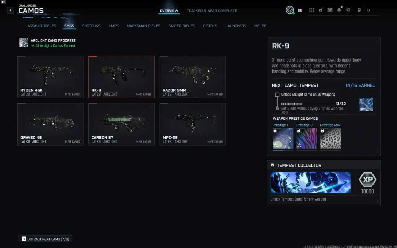 $46.43で【⚡ BO7 🛡️】【☑️ 55 Level + 50 Wins ☑️】🎯 12 Arclight CAMO 🔑 Full ...