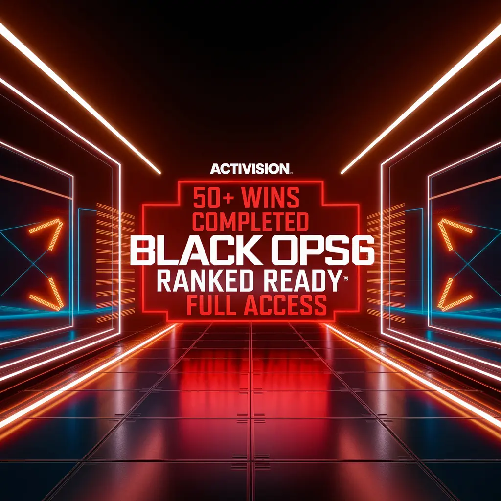 Купи 🦩 50 Wins 🎮 BO6 🎠 Ranked For Ready 🌿 Fully Editable 🦴 Cross ...