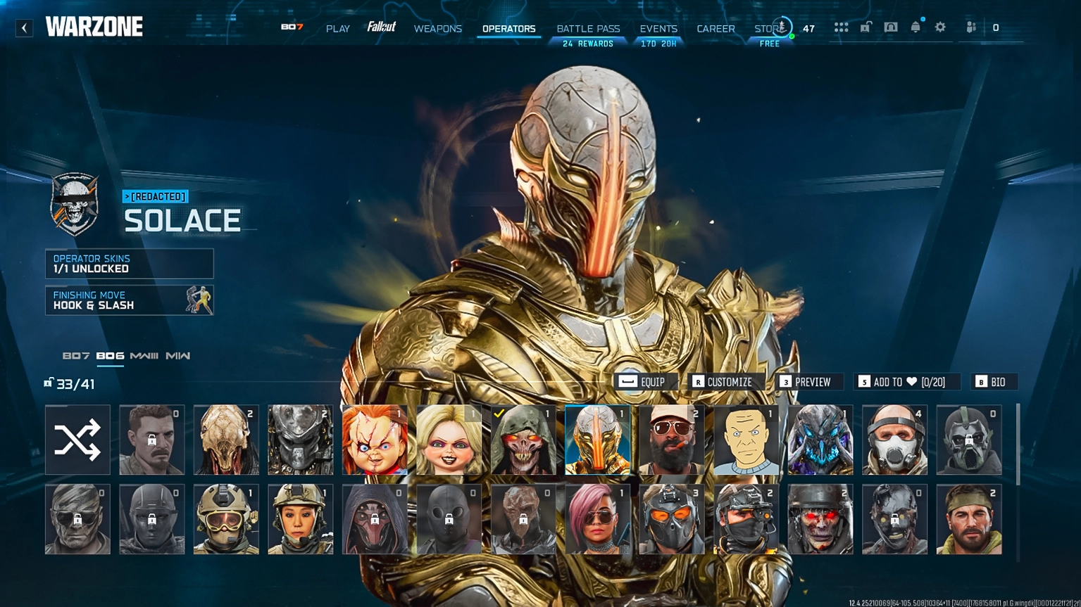 Buy 🔥 BO6 Prestige 8 Level 55 | 🎭 Chucky Operator | 🎁 Bundles ...