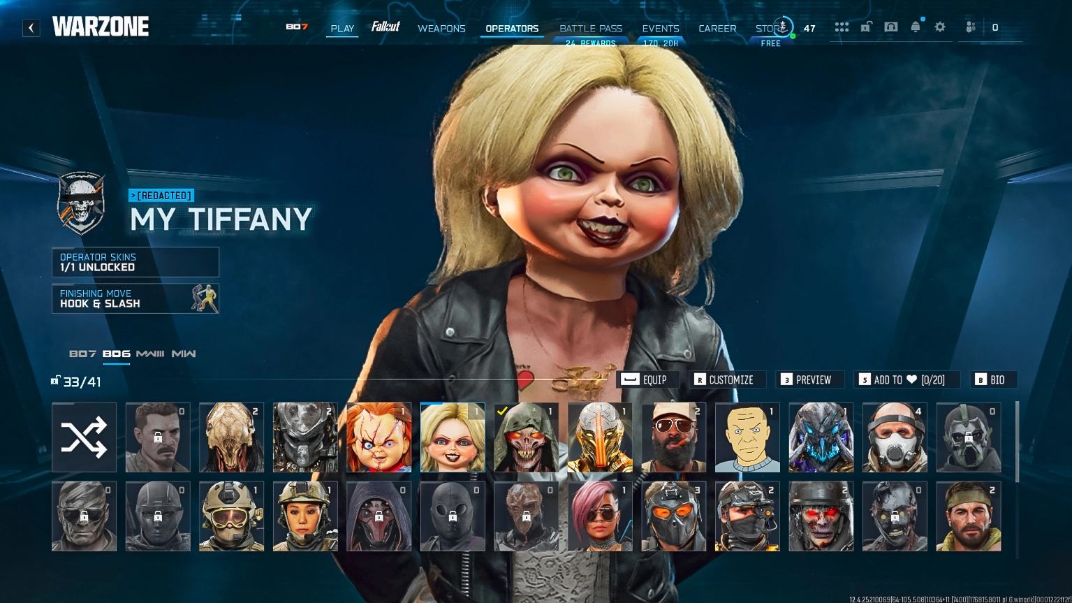 Buy 🔥 BO6 Prestige 8 Level 55 | 🎭 Chucky Operator | 🎁 Bundles ...