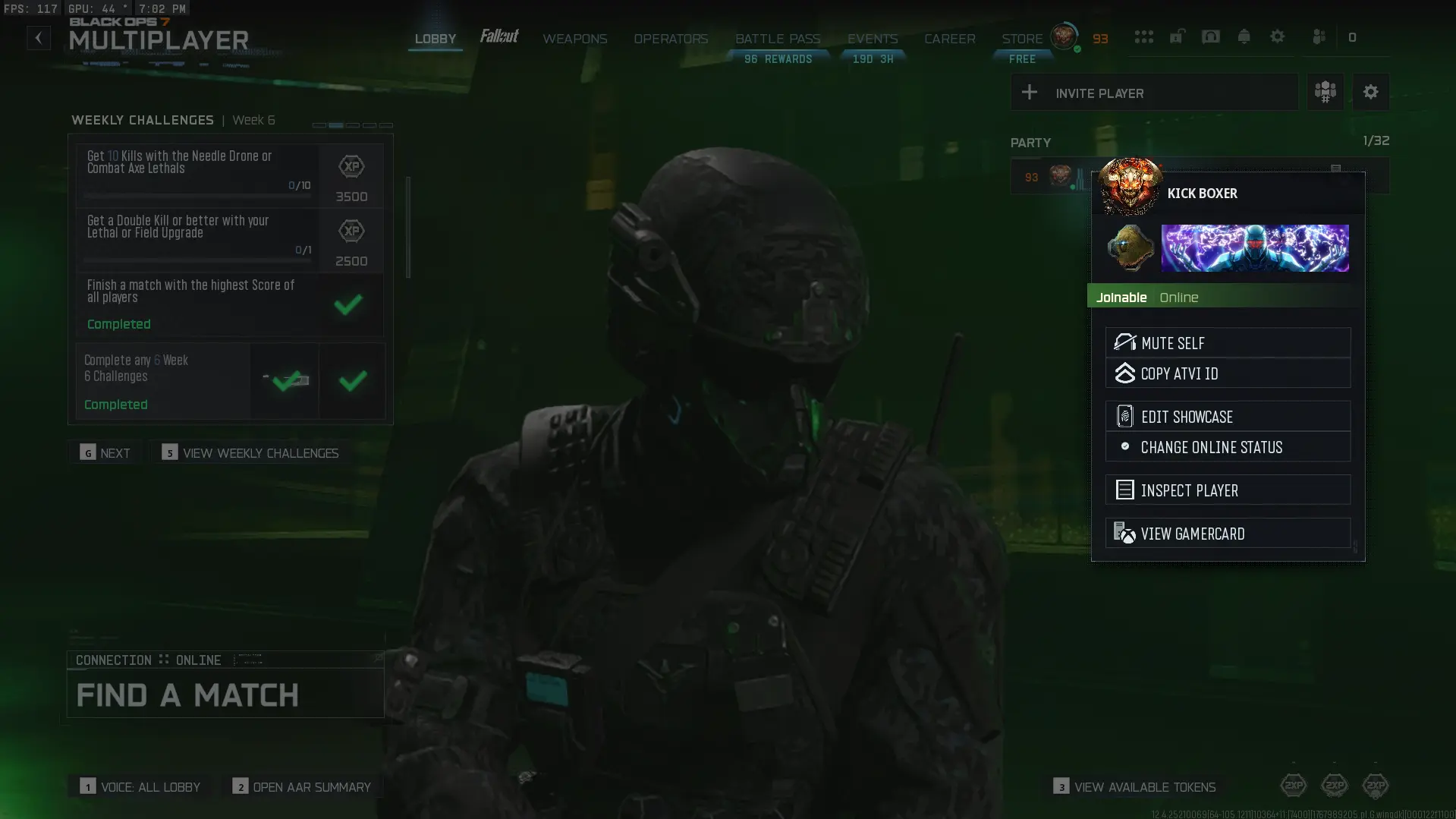 Acquista 🎖️ BO7 3x Mastery Camos ☄️ Singularity 🎃 Infestation 🌕 ...