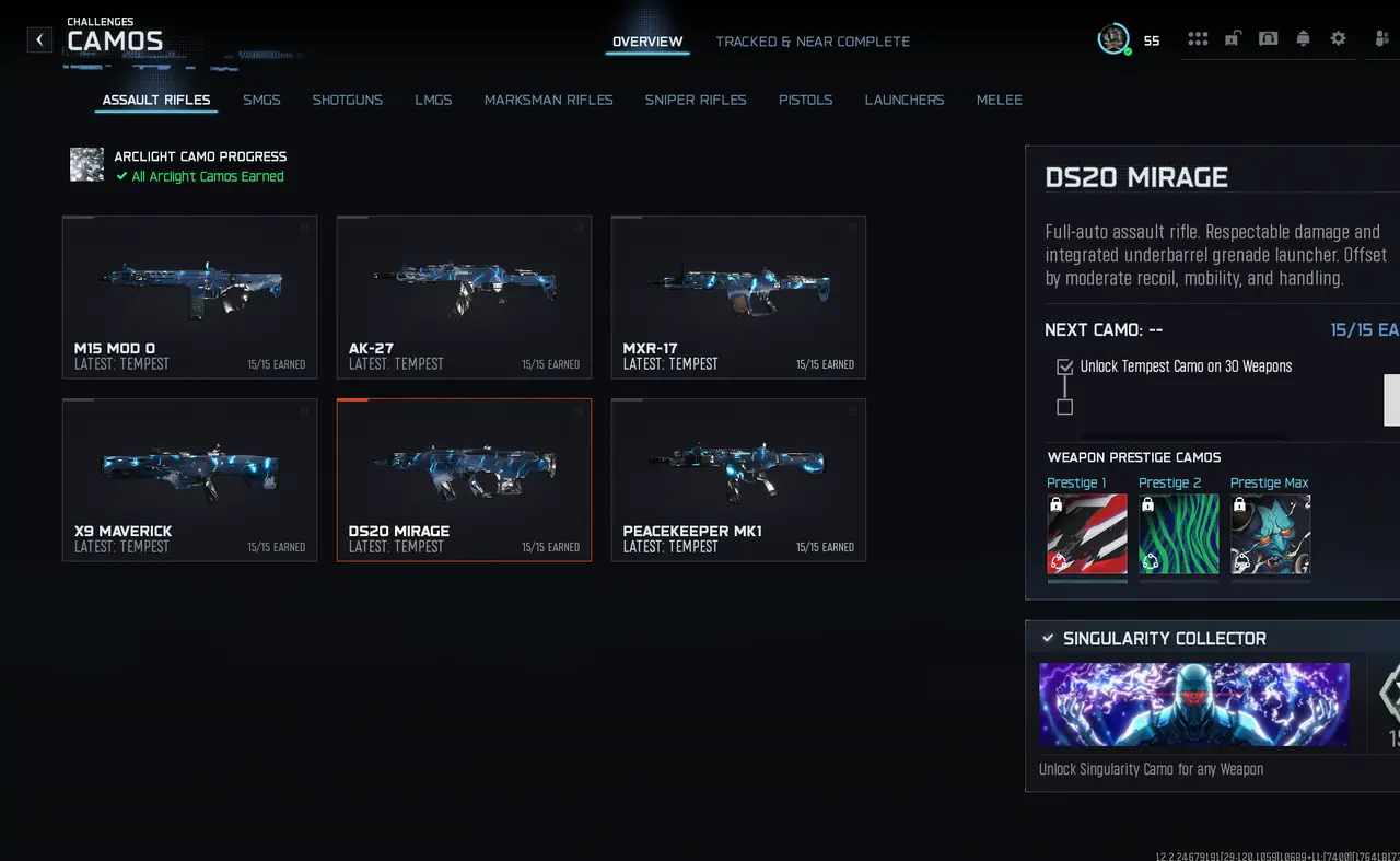 $473.02でSingularity x Infestation 🎮 900 Camos All Guns Maxed 🧪 Prestige ...