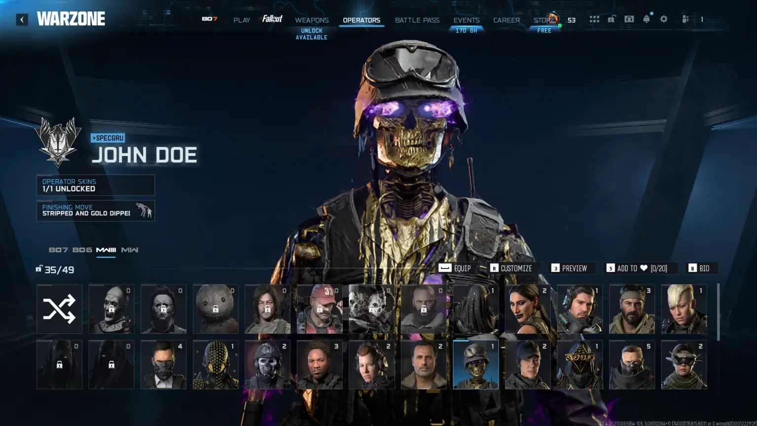 Buy 🔥 BO7 Prestige 2 Level 55 | 💥 BO6 Prestige Master 357 | 👑 MW3 Level ...
