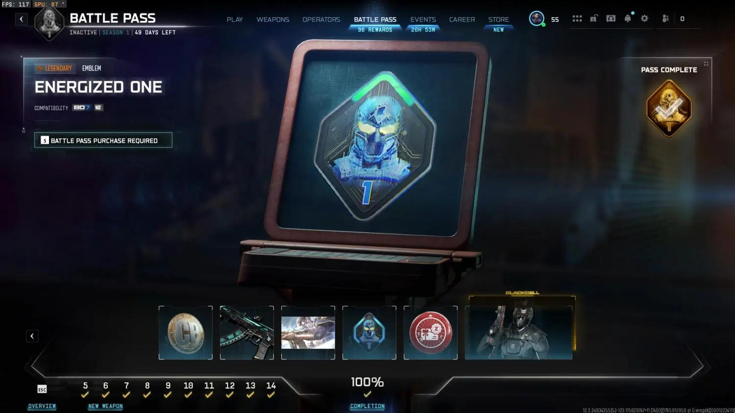 Achetez 🔥 BO7 🔥 Infestation × Singularity 900 Camos Almost All Guns ...