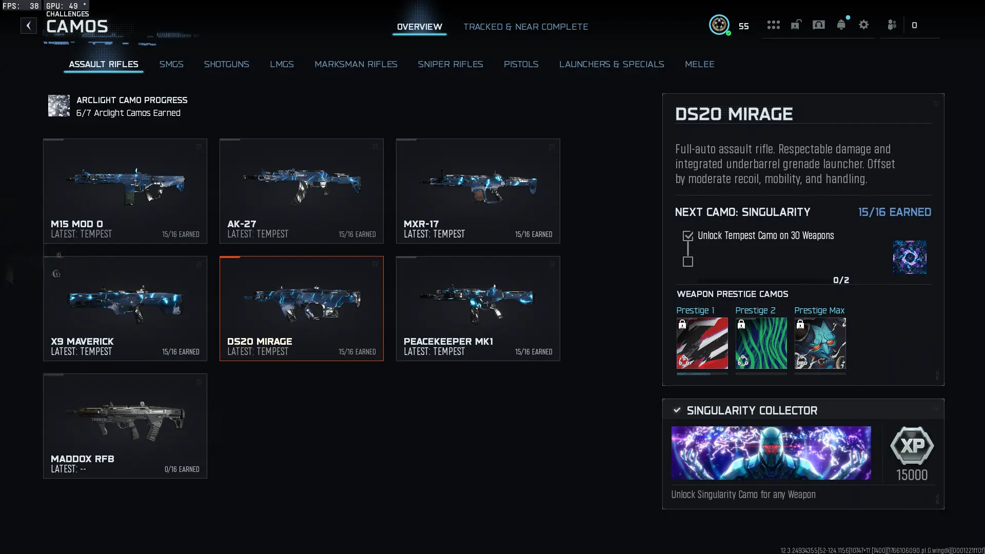 Kaufe 🔥 Singularity Master Pack 🔥 30 Singularity ⚡ 450+ Camos 💫 Level ...