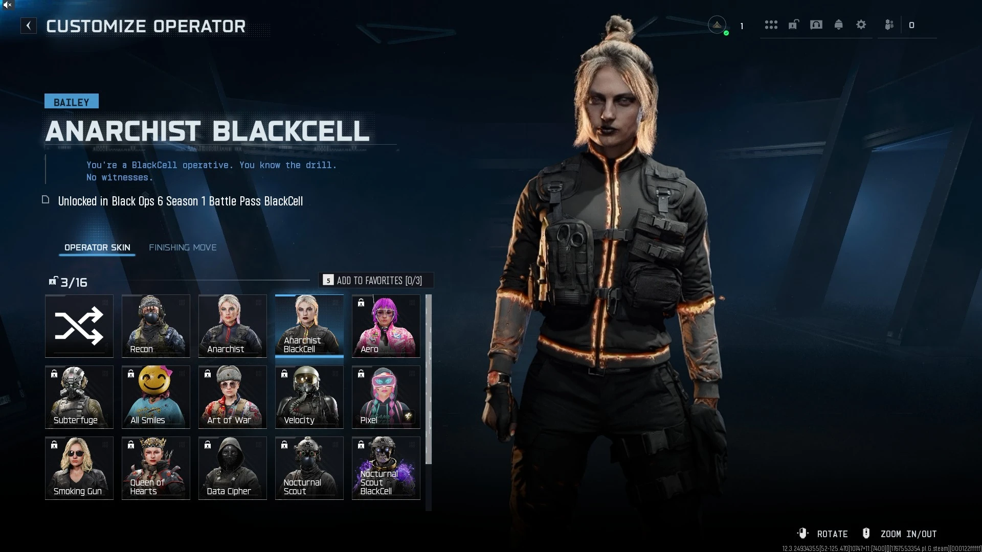 Buy ⭐【WZ/BO7】🔥 Front Man | Blackcell S1 Bo6 | Rare Beta Skin Mw2 ...