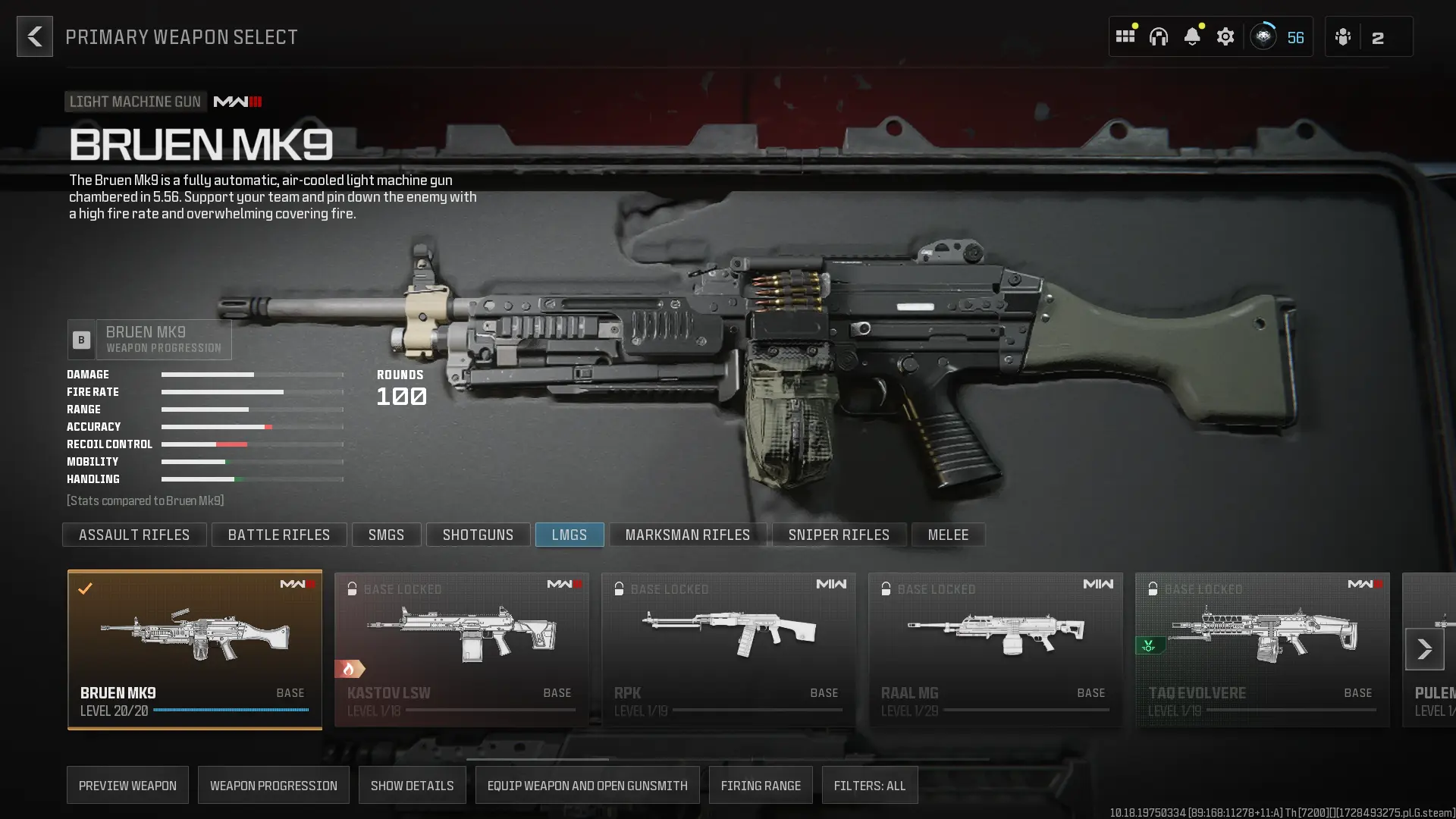 Kaufen Sie 💫 Mw3 🌀 Level 55 💥 10 Maxed Guns Static Hv Dtir 30 06 Kar 2