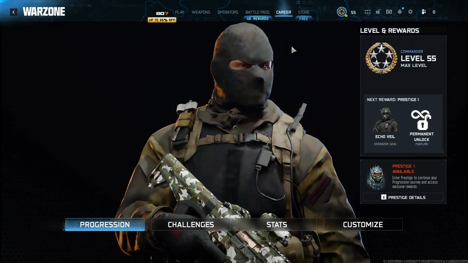 Buy 💎 Level 55 Account 💎 🏆 WARZONE Competitive Ready | 🎯 20 Placements ...
