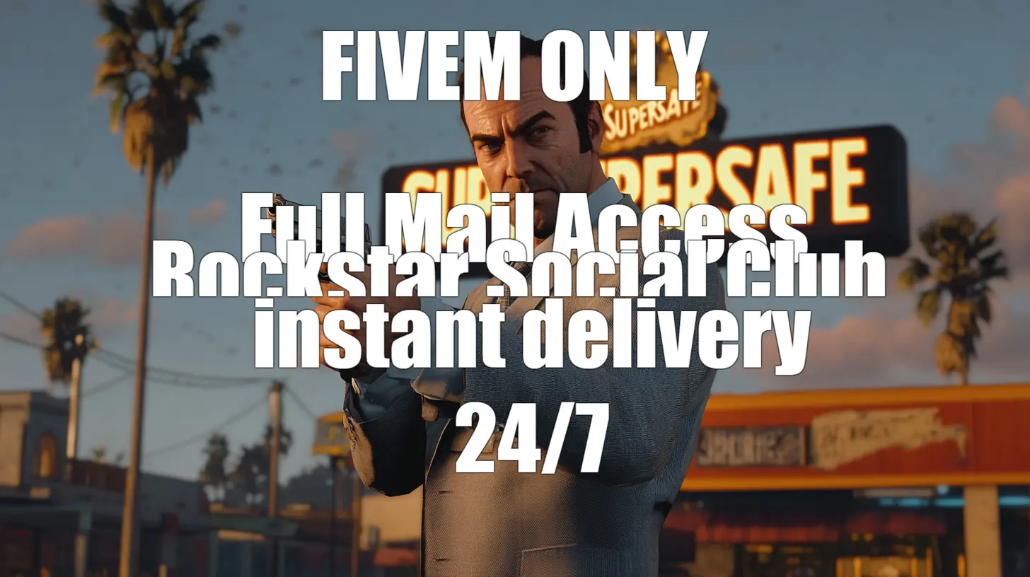 Achetez · Rockstar Account Exclusive for FiveM | Full Email Control 🔒 ...