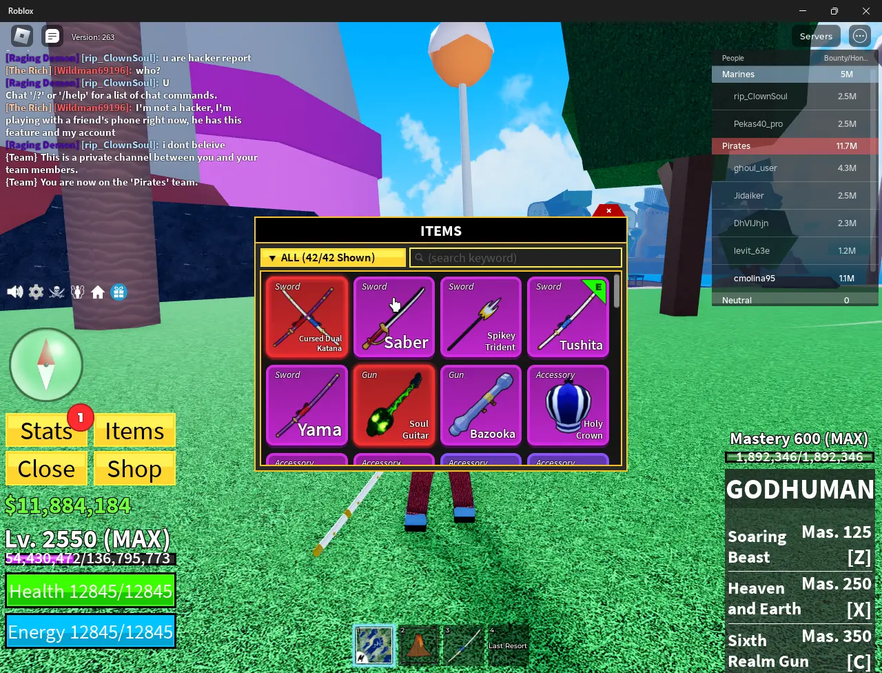 Buy ⚡ Blox Fruit 2550 Max Level ⚡ God Human Max 🔱 Cdk ⚔️ Sg 🎸instant Delivery 🚀 Unlinked🔗 For 2