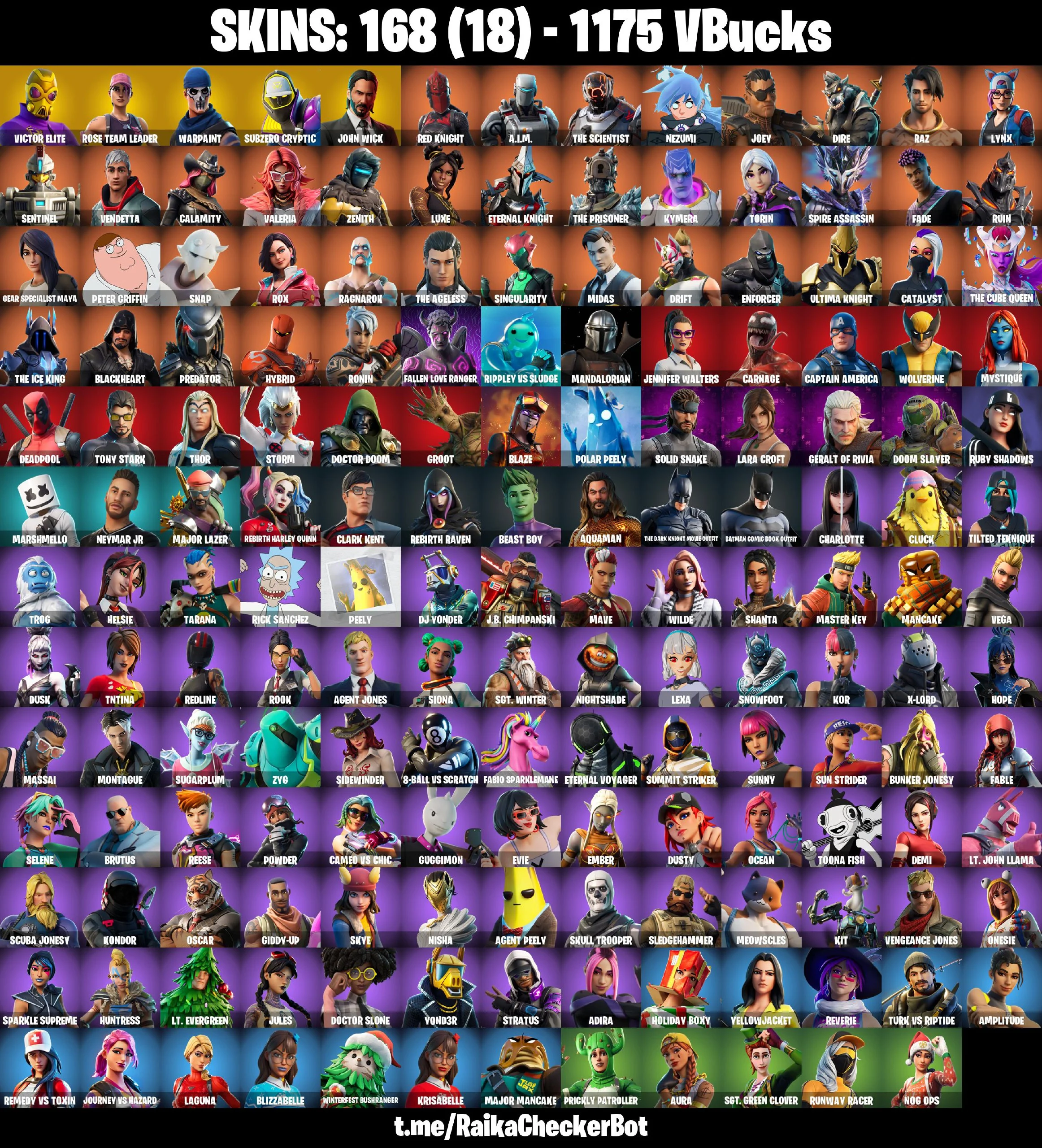 购买 🦋 168 Skins 🦋 Og Stw 🦋 Lara Croft 🦋 Victor Elite 🦋 John Wick 🦋