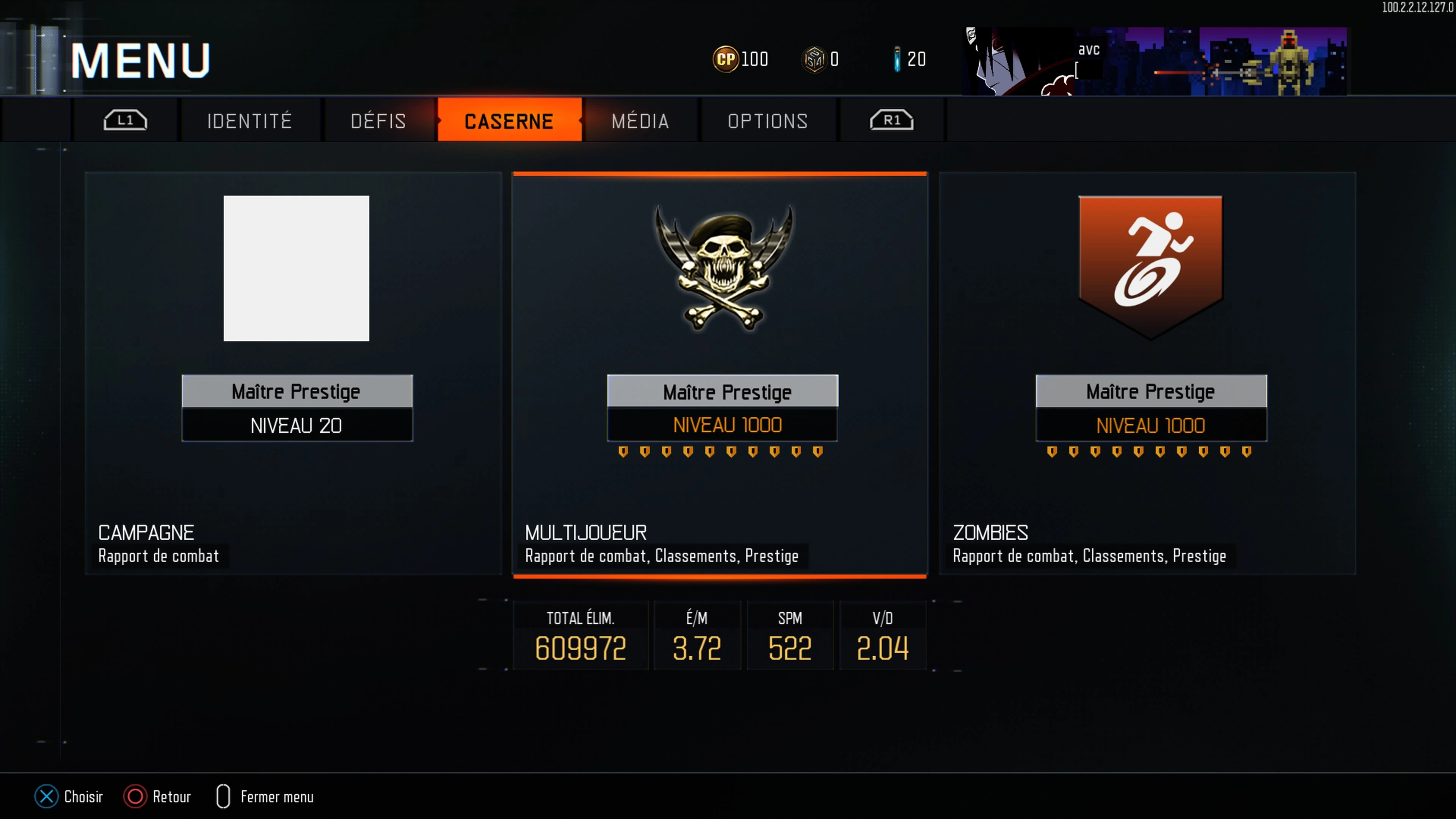 Buy 【PS4/PS5】⚡BEST BO3 ACC⚡ Name Invisible Prestige Master Level 1000 ...