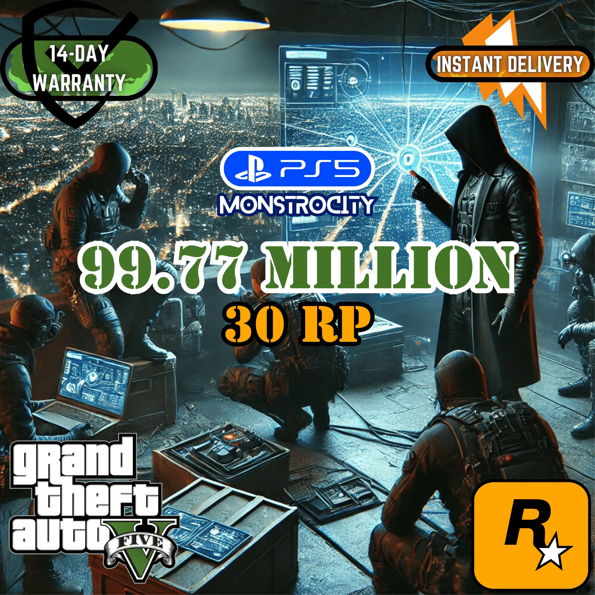 购买 🪓 [PS5] GTA 5 Modded Account 💷 $99.77 Million Dollars (Cash + Cars ...