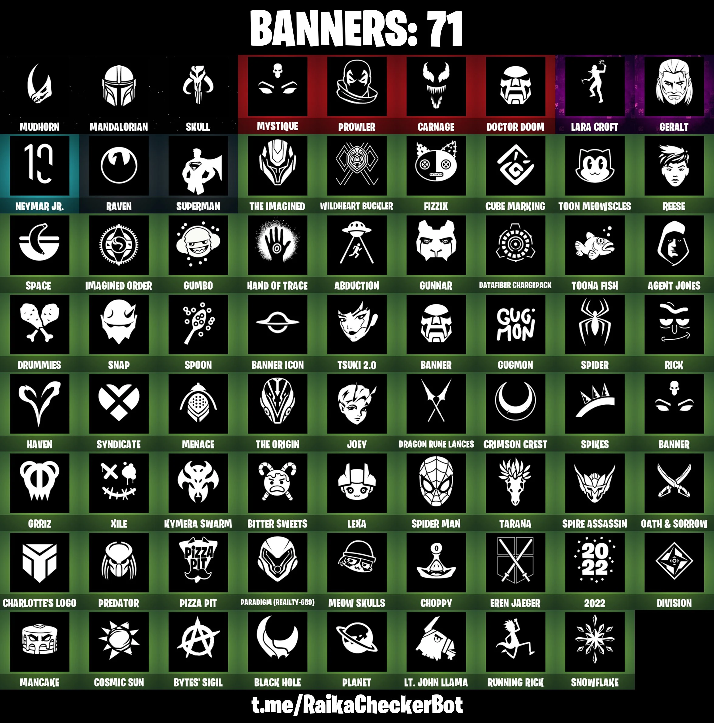 Buy 🦋 63 Skins 🦋 Lara Croft 🦋 Rebirth Harley Quinn 🦋 Mandalorian 🦋 Kor