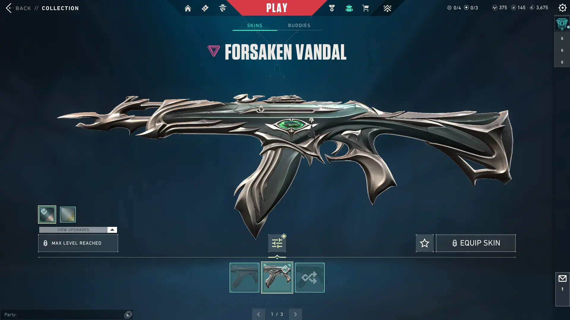 $38.65で[AP/SEA/OCE]⚡17 SKINS + 1 Knife⚡ Forsaken Vandal⚡Genesis Arc ...