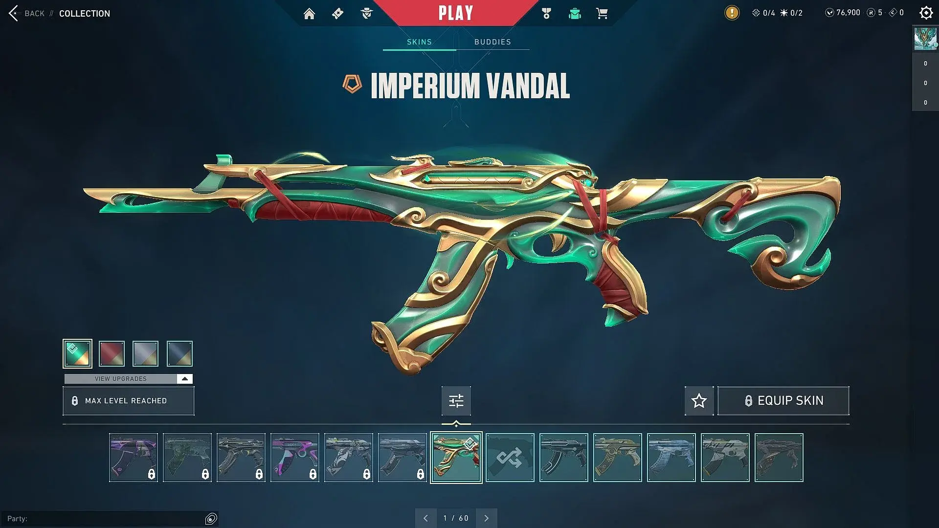 $65.31で[BR]⚡10 SKINS + 1 Knife⚡ Evori's Spellcaster⚡Imperium Vandal⚡ ...