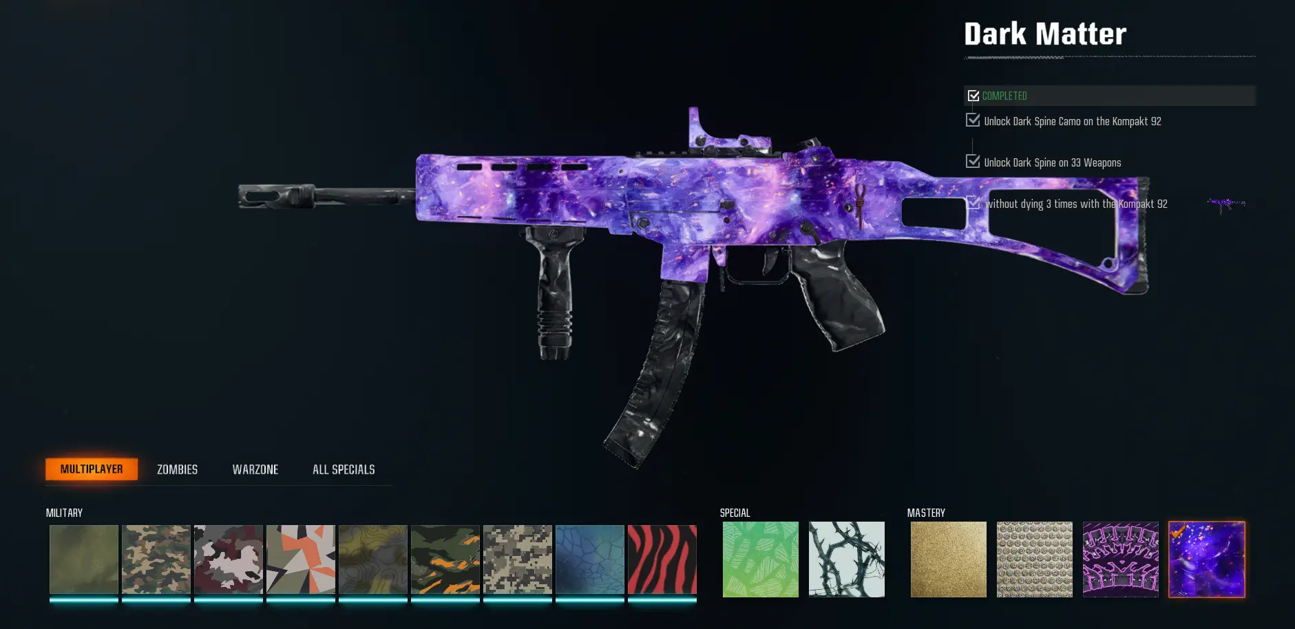 Kaufen Sie 【 BO6 / WZ4 】 Dark Matter Hard Unlocked ⚡ 50 Wins ⸱ Ranked ...