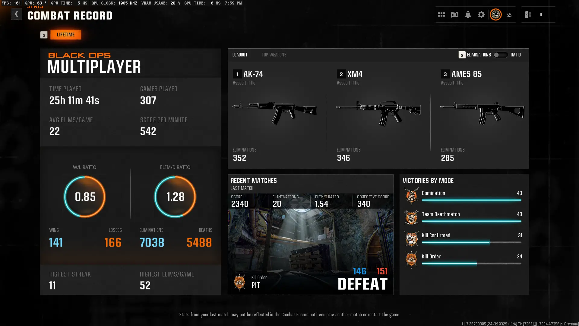 Kaufen Sie 【⭐ BO6 PURCHASED ⭐】 Dark Matter Military Camo Unlocked on 30 ...