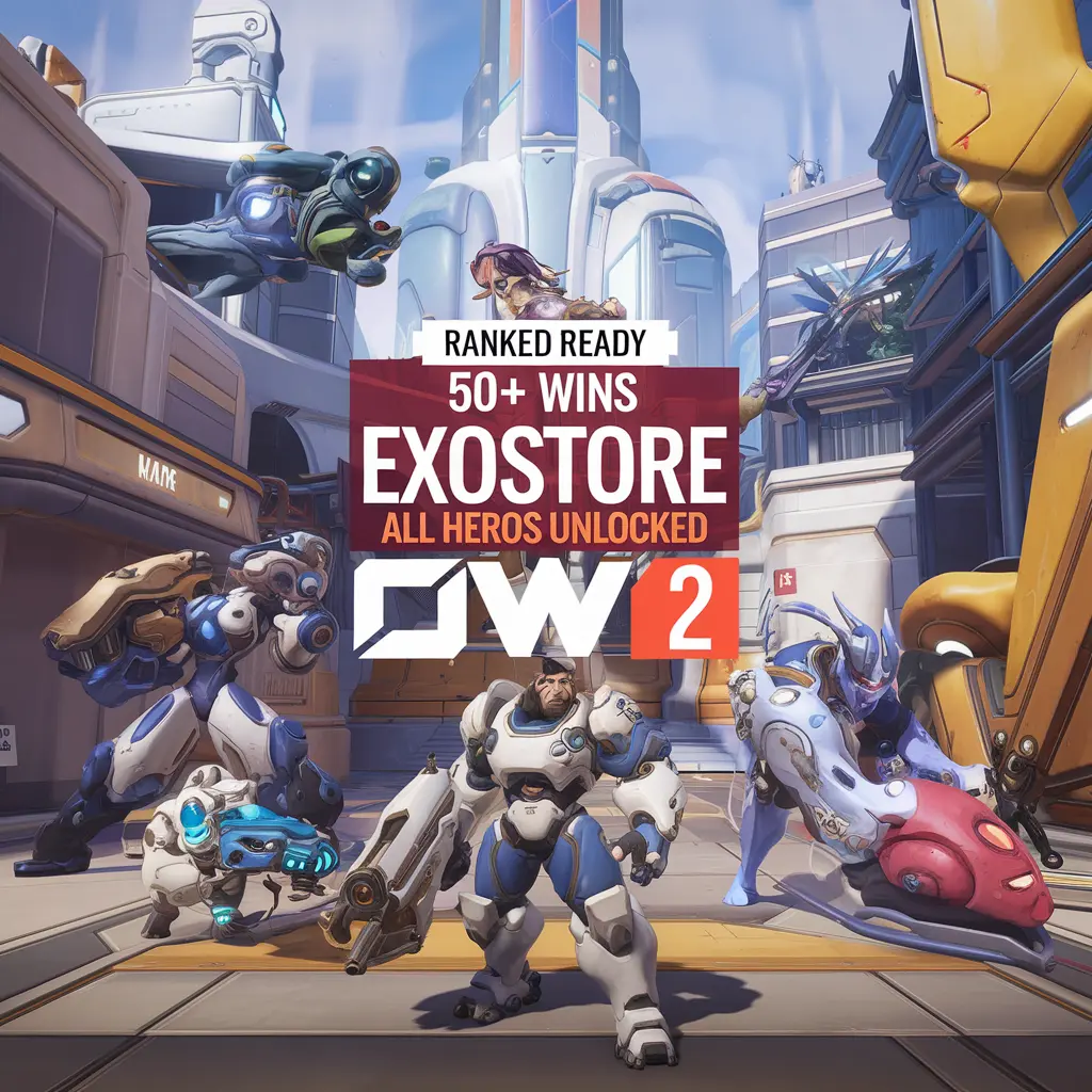 Buy 🎇OW 2 ⸱🌌Ready for Ranked💥50 Wins ⸱ 🌟All Heroes Unlocked ⸱ ️Phone ...