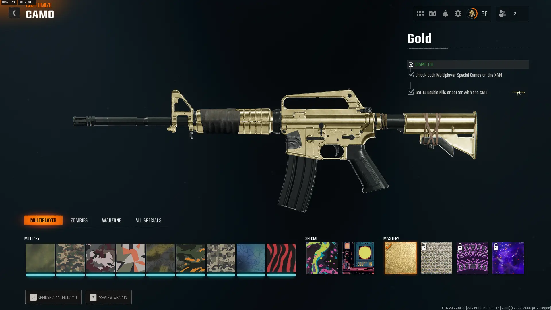 购买 BO6 🔥 PC/XBOX ⚡ 50 wins ⚡ Gold Camos ⚡ GAME PASS ACTIVATED ⚡ black ...