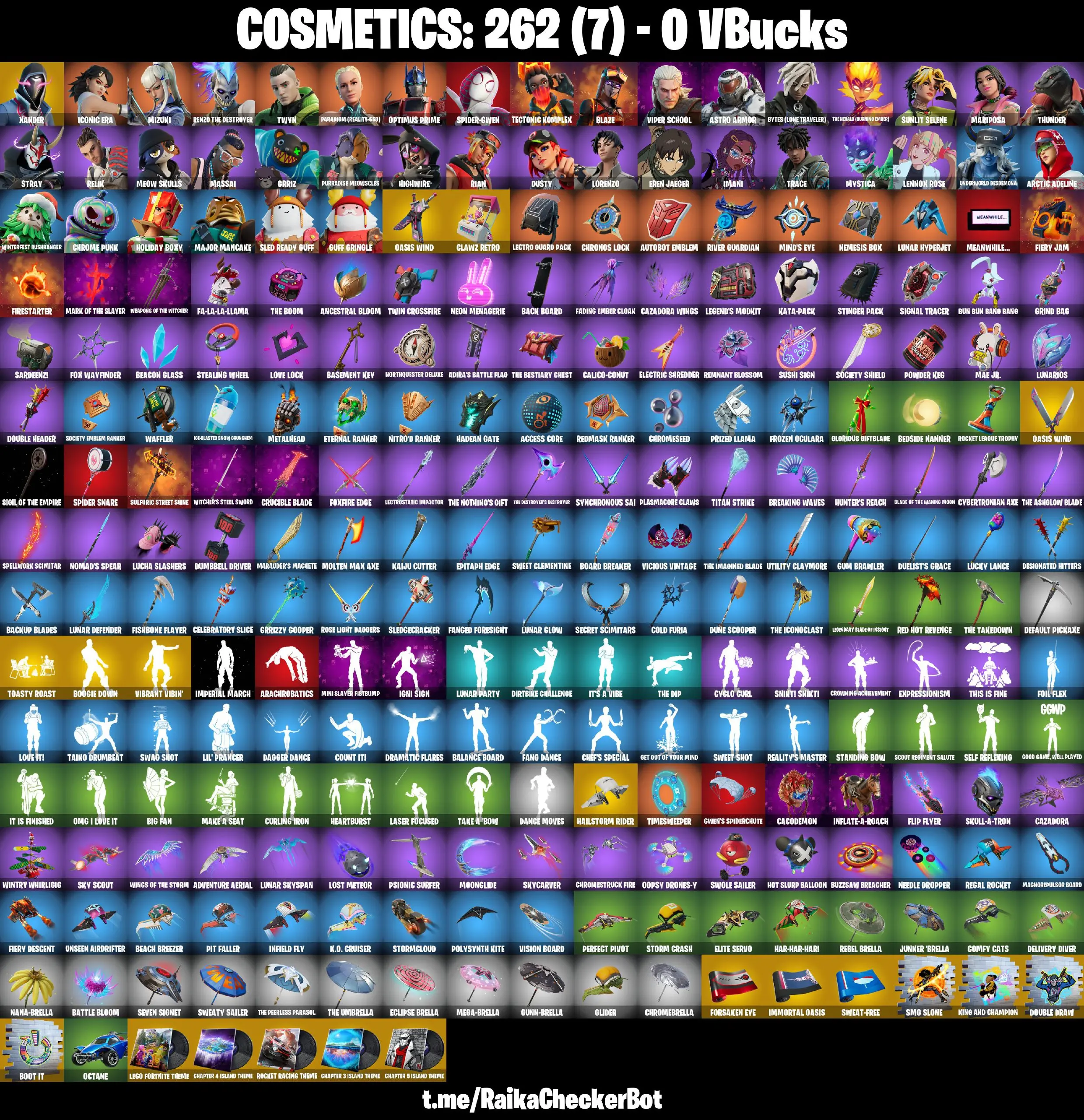 Buy ๐ 40 Skins ๐ Blaze ๐ Spider Gwen ๐ Mizuki ๐ Mystica ๐ Xander ๐