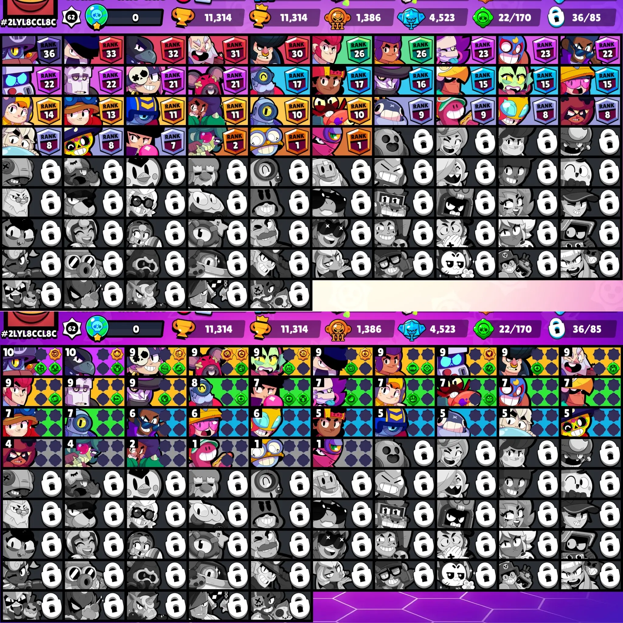 购买 🌟Rarest Skin Ever Demon Mortis 🔥 11314 Trophies | Brawler 36| XP 62 ...