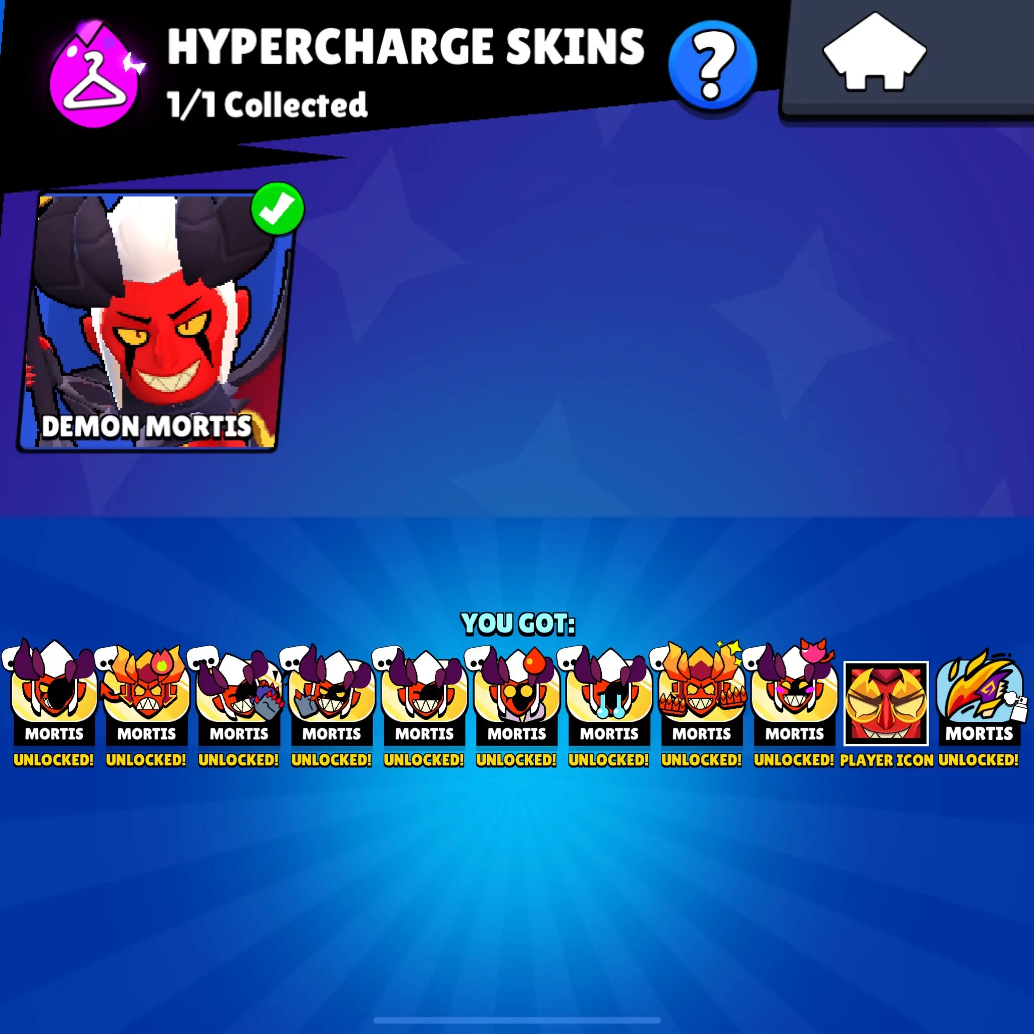 购买 🌟Rarest Skin Ever Demon Mortis 🔥 11314 Trophies | Brawler 36| XP 62 ...