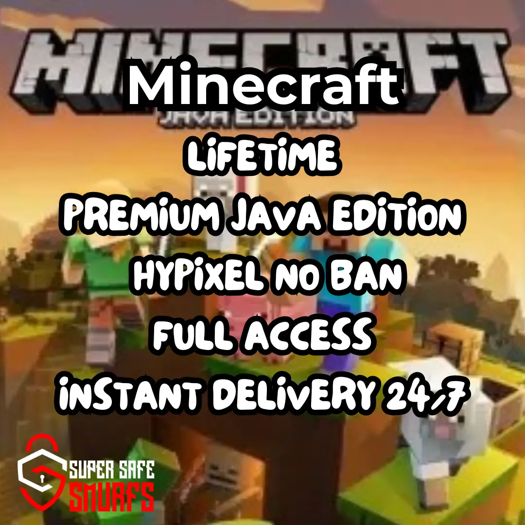 Acquista Minecraft Account | Lifetime Premium Java | Full Access | No Ban on Hypixel | 24/7 ...