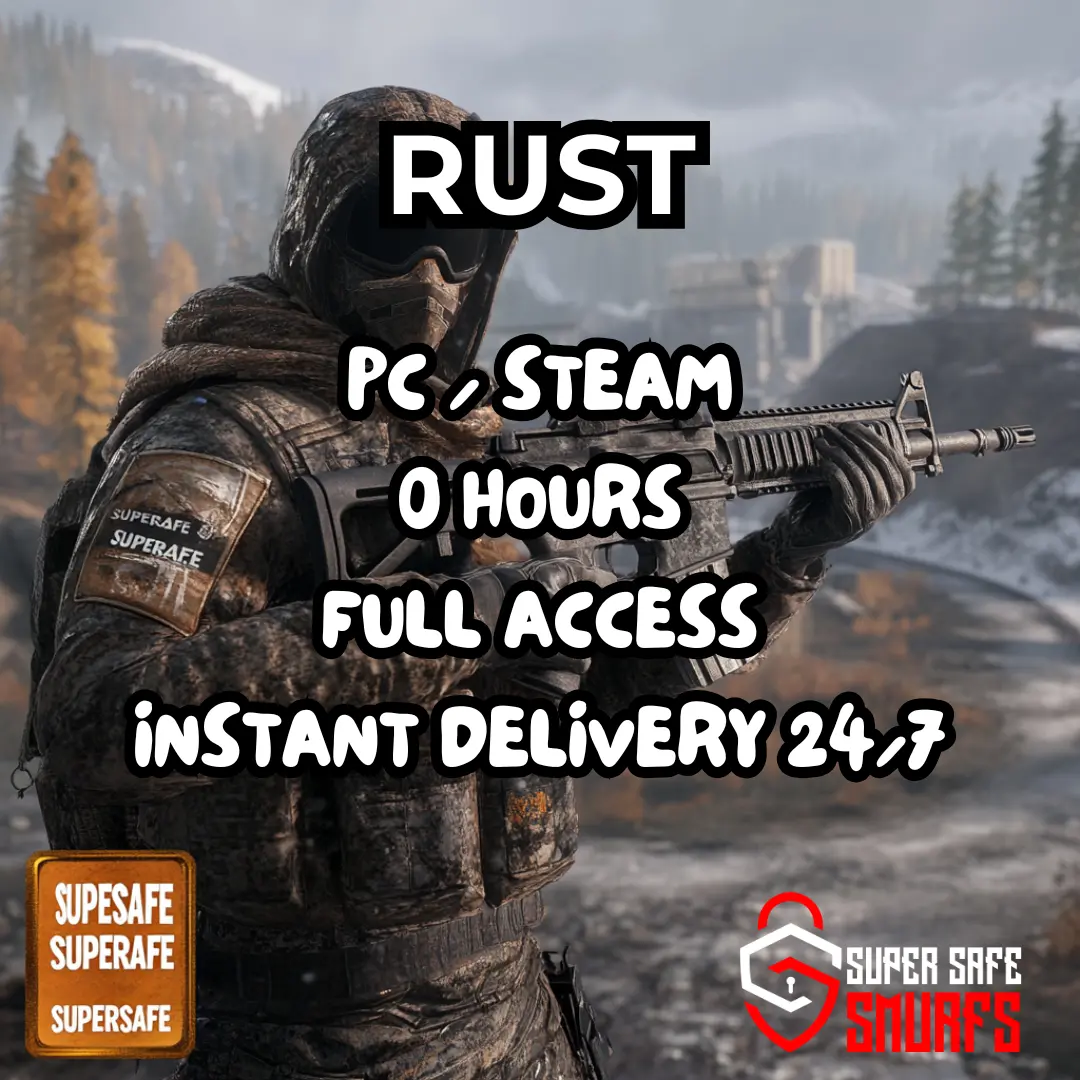 购买 Rust Steam PC Account | Fresh | 0 Play Hours | Changeable Email ...