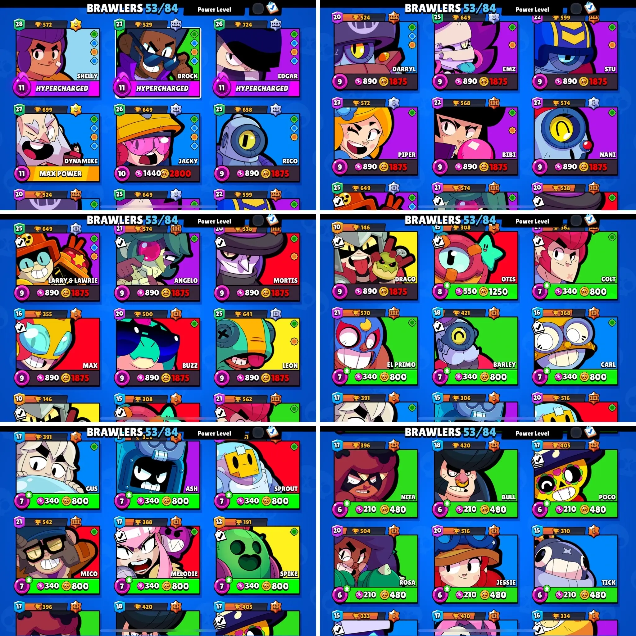购买 [android Ios] Rarest Skins And Brawler 23 2k Trophy 4 Max Total 3