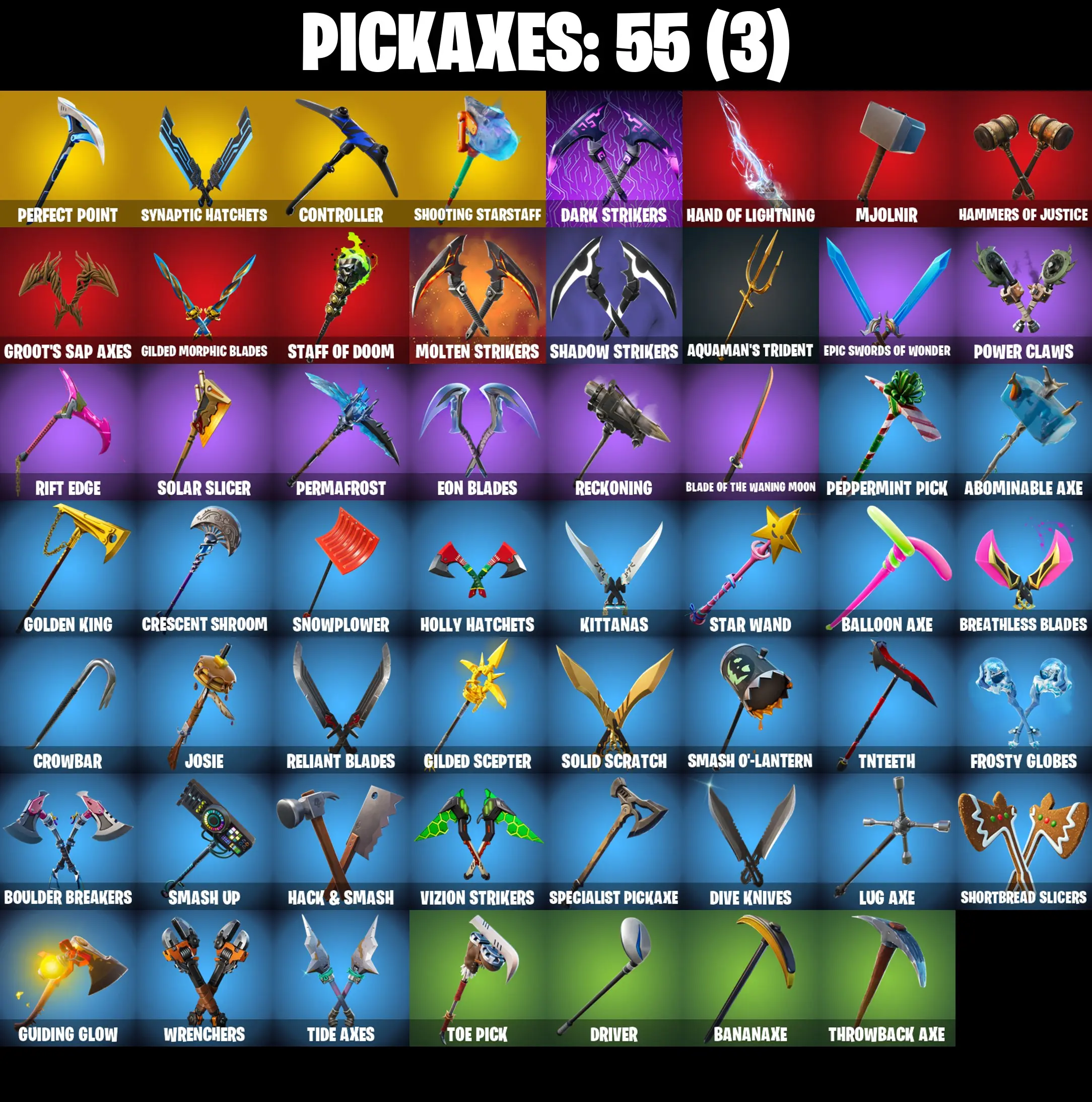 Buy 💎🔥 HIGH QUALITY 🔥💎 55 skins 🌟 Aura 🌟 Crystal 🌟 Bullseye 🌟 Striker ...