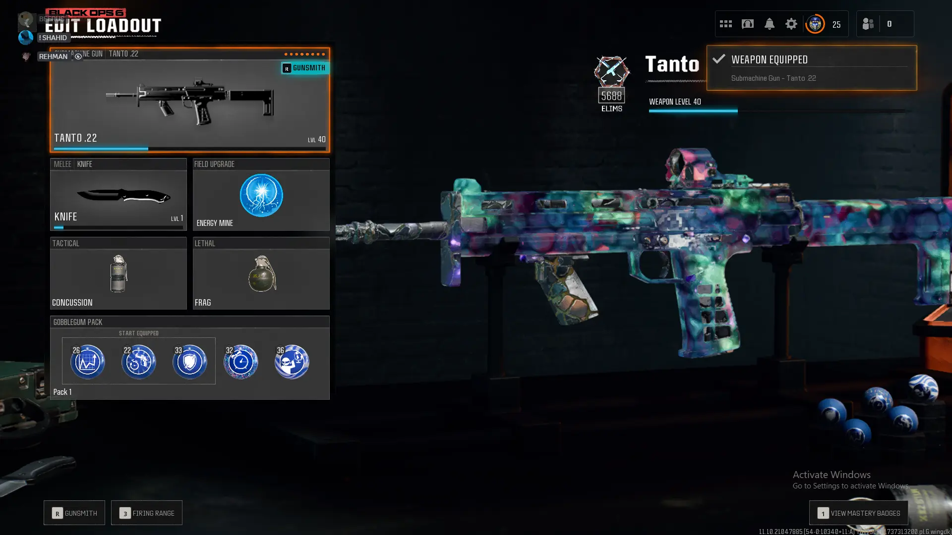 Buy 【 BO6 / WZ4 】 { Prestige 9 } Dark Matter x Nebula +1000 Camos ...