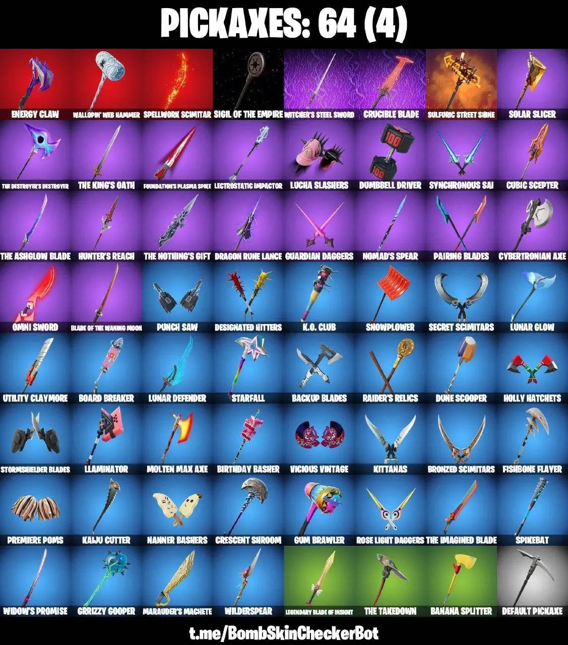 Achetez 57 SKINS | SPIDER-MAN | DARTH VADER | MEOW SKULLS | TSUKI 2.0 ...