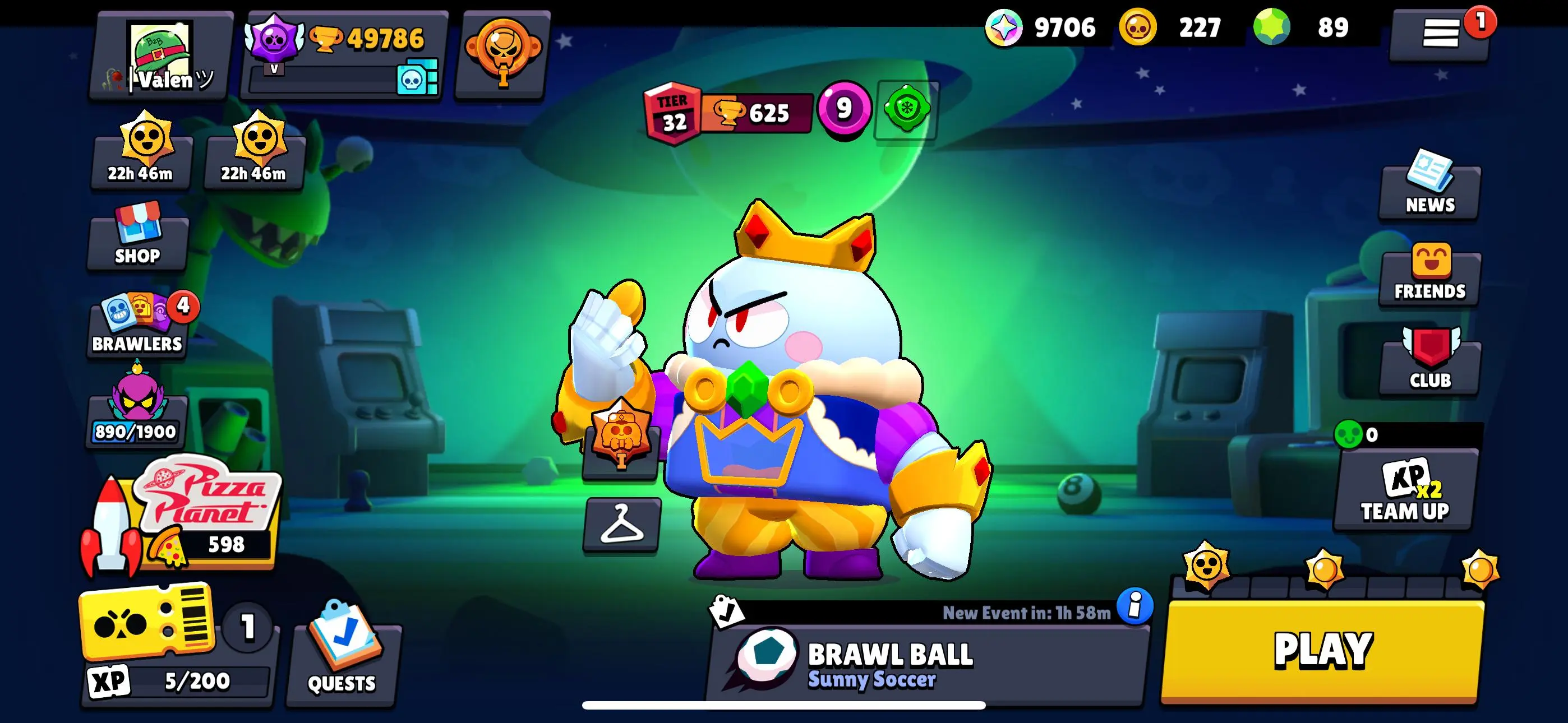 Kaufen Sie Royal Agent Colt 🍼 49786 TROPHY 🔥 79/87 BRAWLERS 🃏 15 MAXED ...