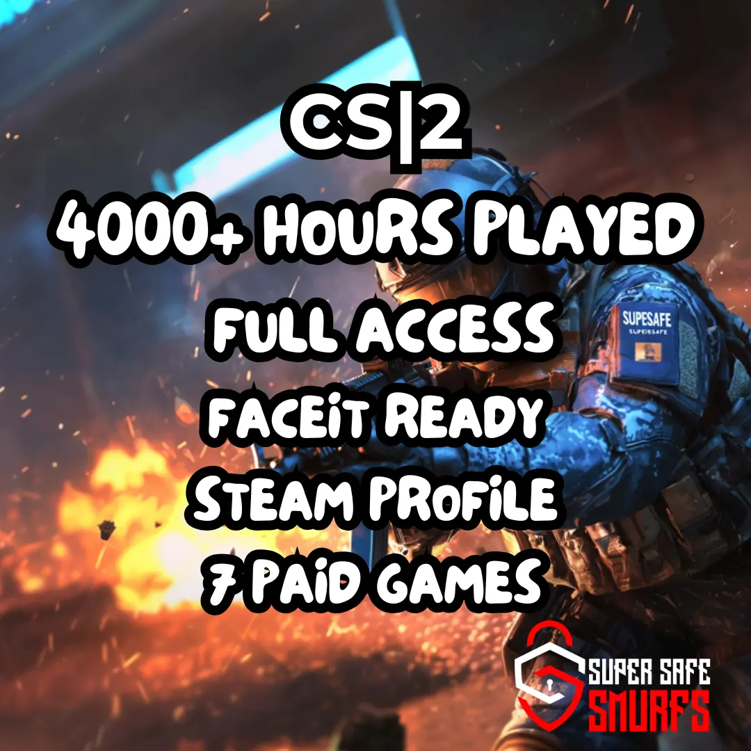 Acquista Steam | 3950+ Hours | CS2 + 10 Games + 7 Paid Games | Competitive Ready 🔥 All Details ...