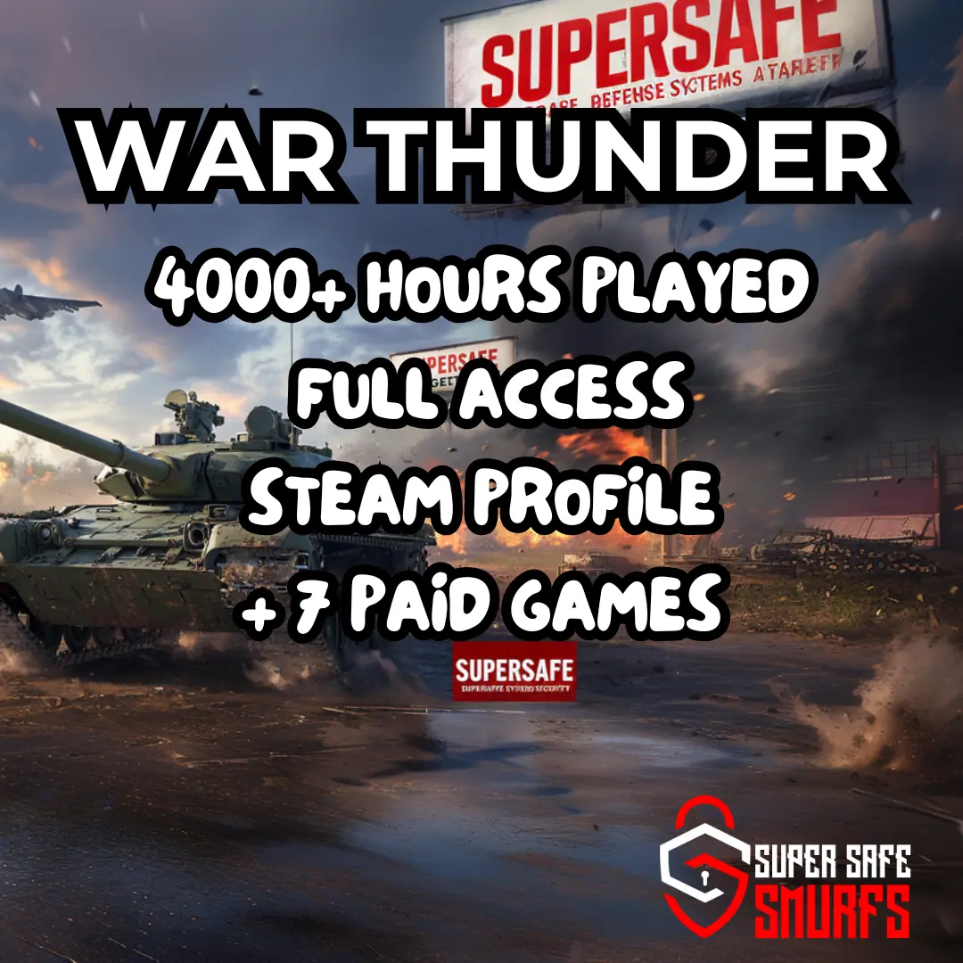 Buy 🚀 War Thunder | 3989 Hours ⏳ War Thunder + 10 Games + 7 Paid Games Steam | Full Access ...