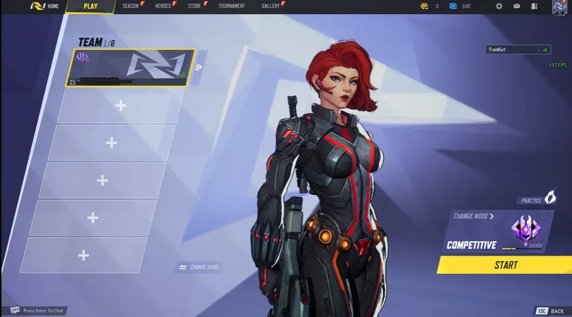 $38.09でMarvel Rivals S1 Grandmaster III 🏅 Level 21 🎯 640 Blue Credits 🎟 ...