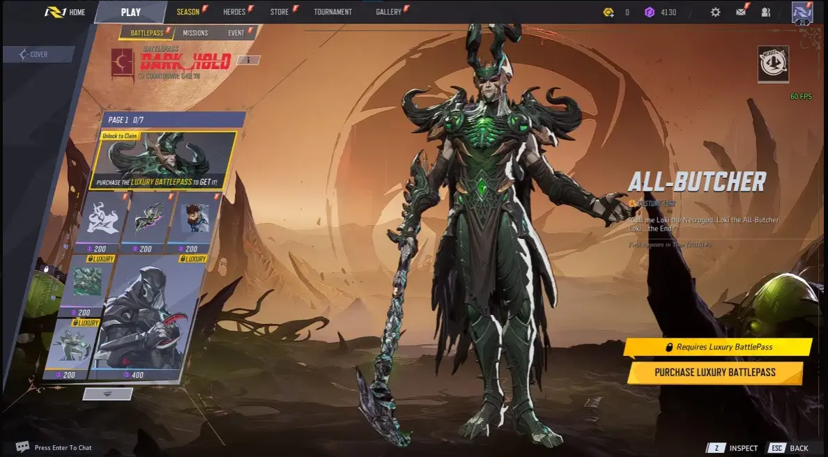 $38.09でMarvel Rivals S1 Grandmaster III 🏅 Level 21 🎯 640 Blue Credits 🎟 ...