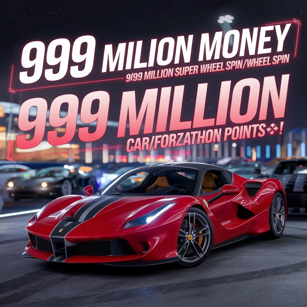 Achetez 🌠Forza Horizon 5 ⸱💎999,999,680 Credits ⸱🎠Ultra Spin ⸱🎨Car ...