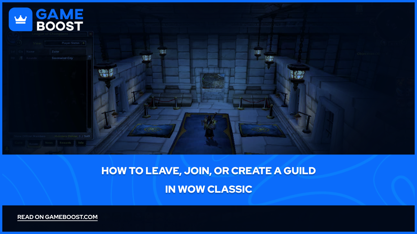 How to Leave, Join, or Create a Guild in WoW Classic